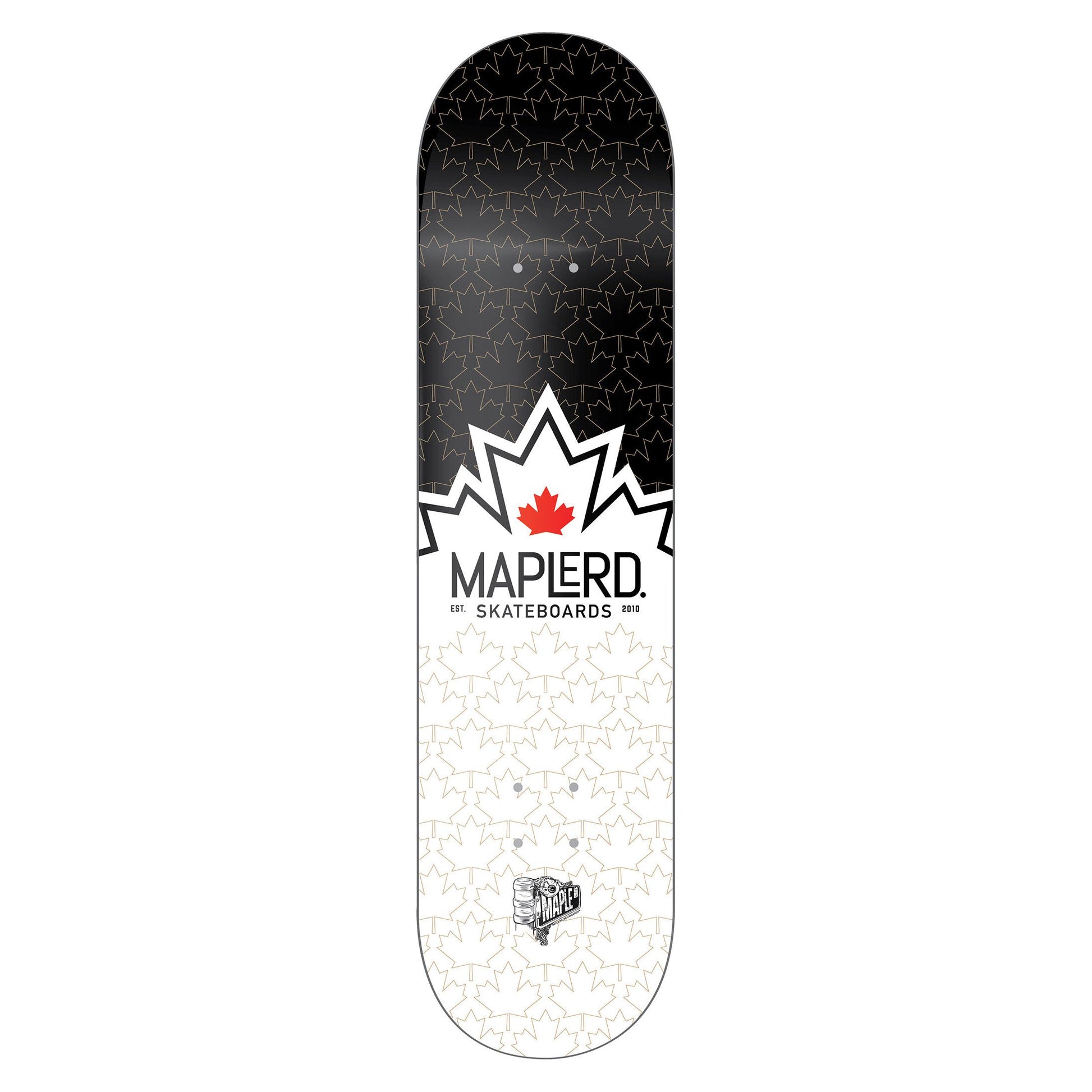 MAPLE ROAD SKATEBOARDS MAPLE LEAF SERIES BLACK DECK RRP $89 CAD – Maple ...
